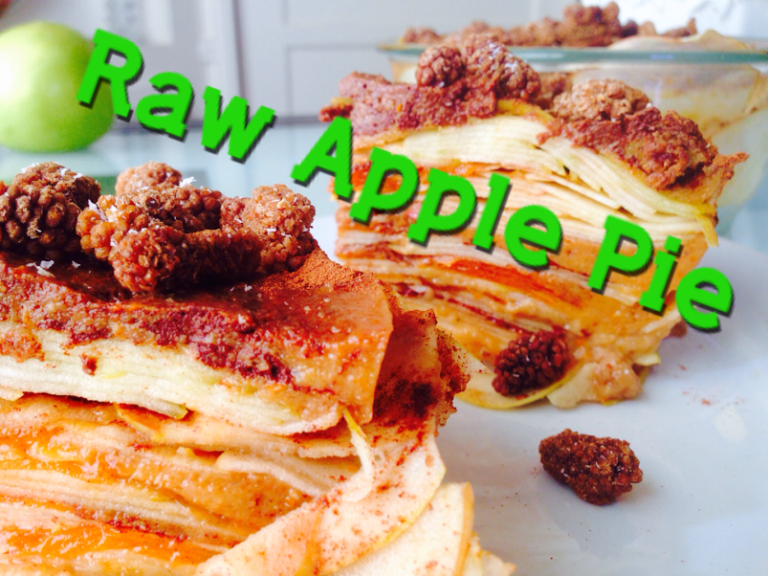 Raw Quince Apple Pie with Cinnamon and Coconut Persimmon Cream – Ali ...