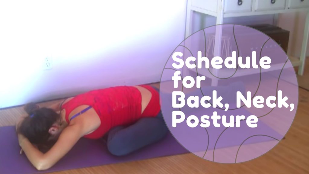 Stay at Home Schedule for Back, Neck and Posture – Ali Kamenova